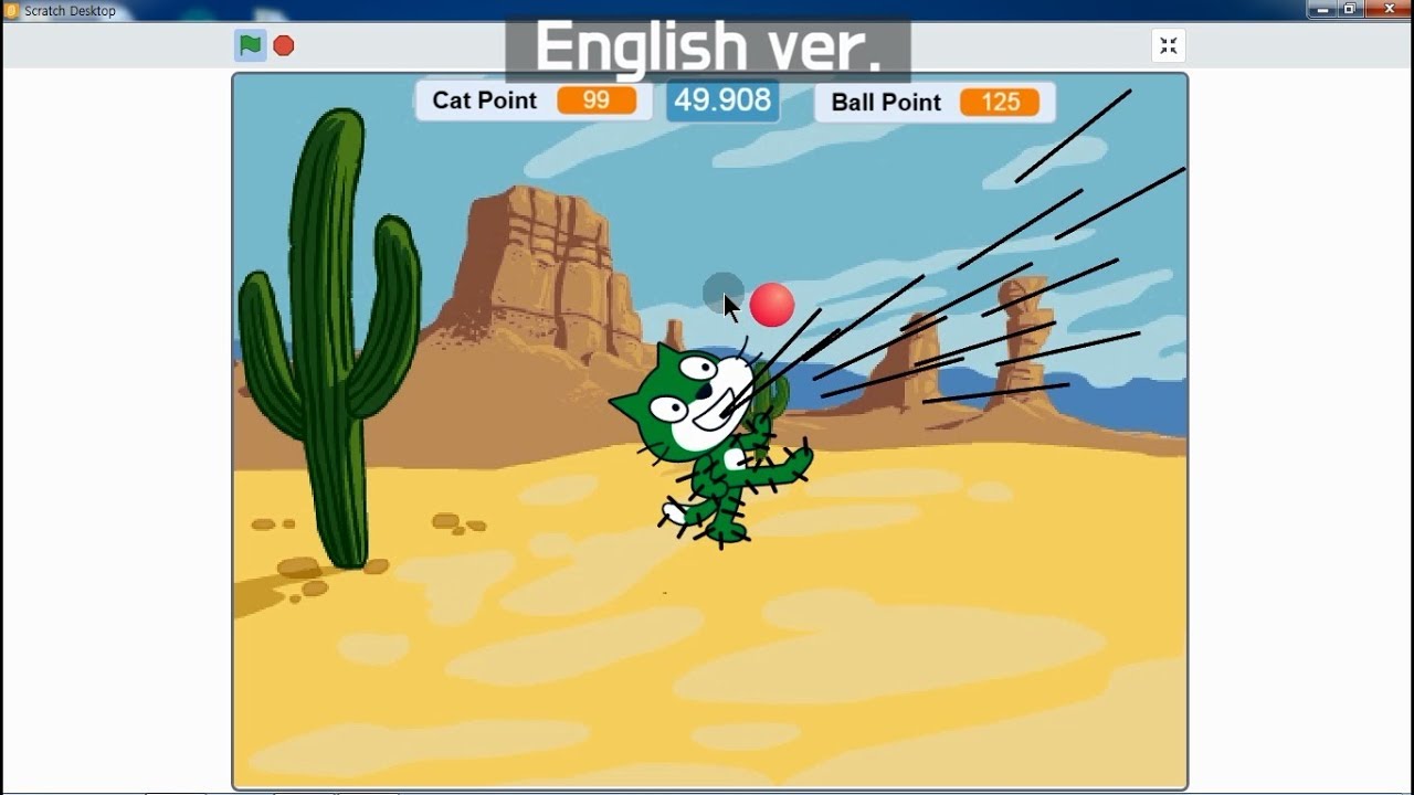 [Scratch 3.0 Making a game] Chapter 23 - Cactus man game (SONOL) - YouTube