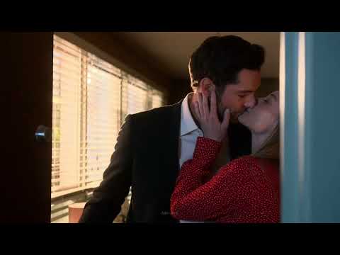 Lucifer Season 6 Lucifer and Chloe kiss Ending scene Tom Ellis and Lauren German