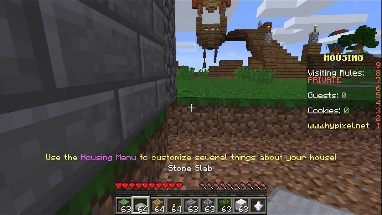 hypixel housing my house! - YouTube