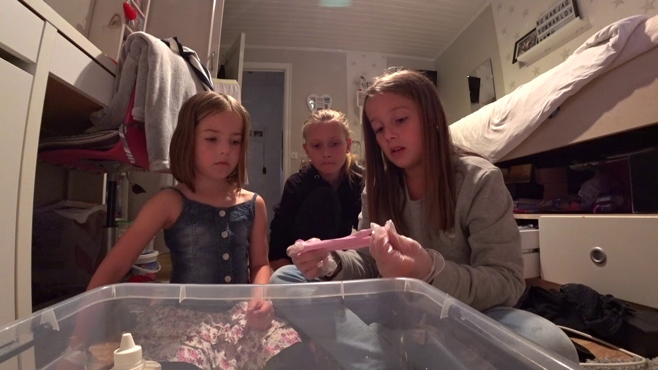 Hailey Testar Slime, DIY - 5 Sept Vlogg - YouTube