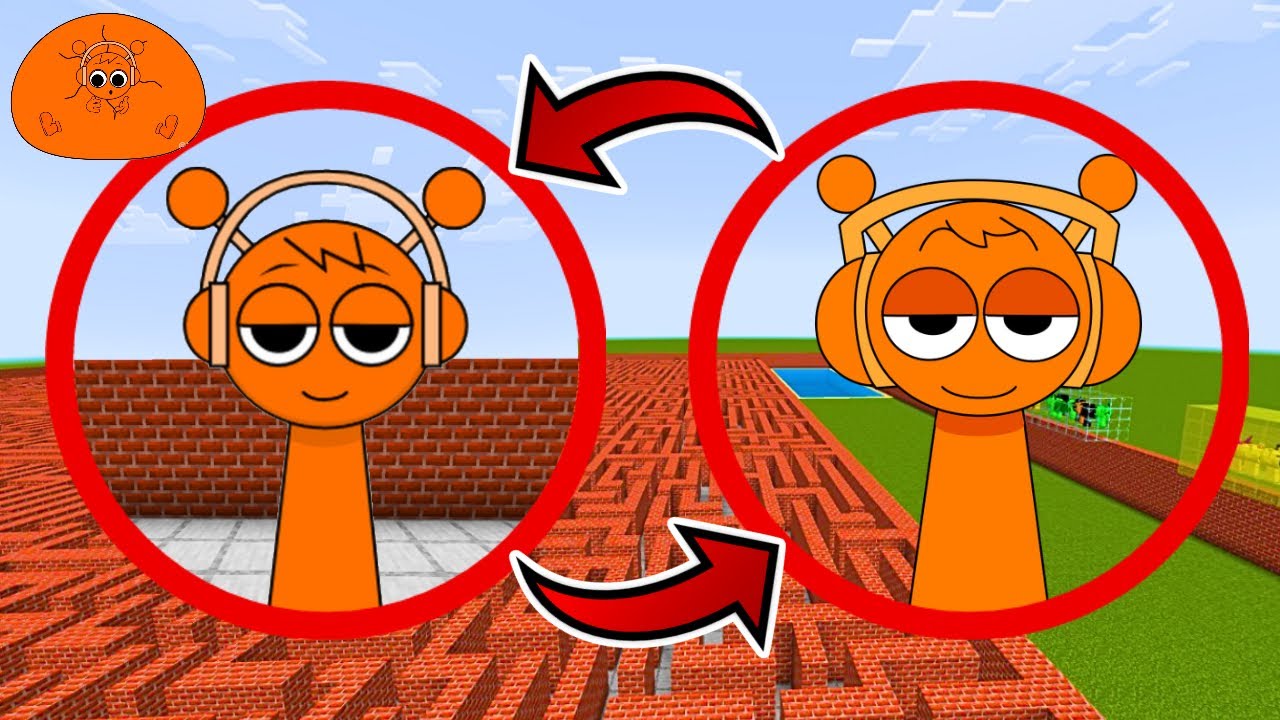 OREN VS RETAKE OREN NEW Sprunki in Maze Gmod Minecraft #sprunki - YouTube