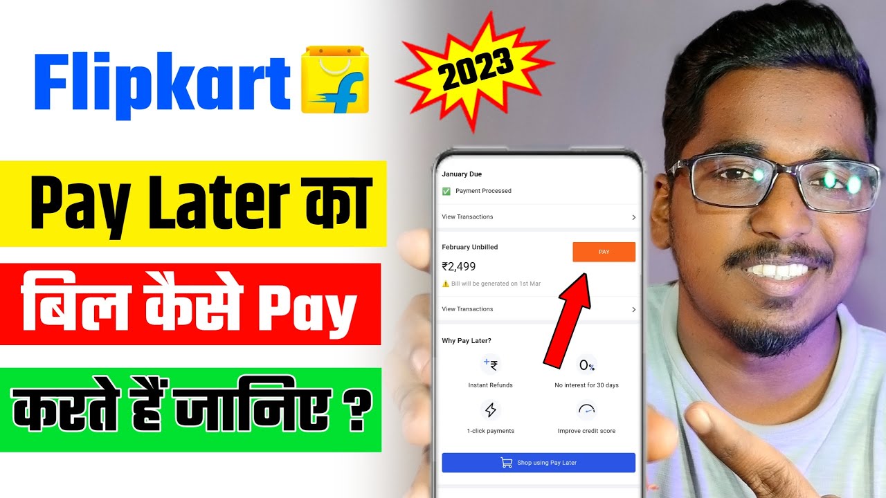 How to pay bill of flipkart pay later | Flipkart pay later bill payment ...
