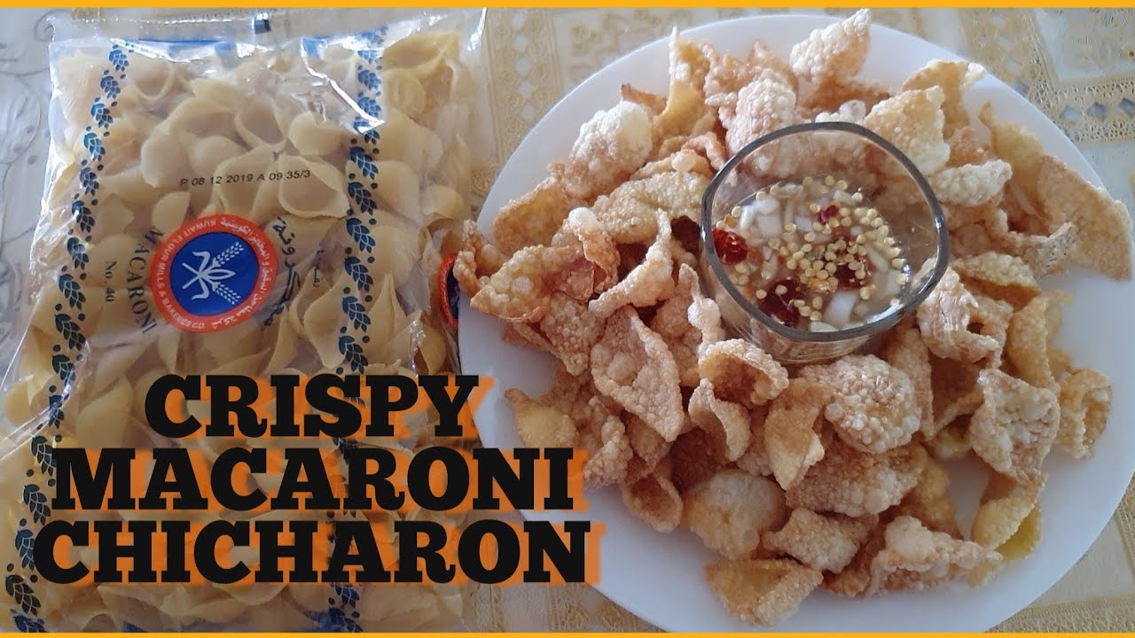 MACARONI CHICHARON || HOME COOK MACARONI TO CRISPY CHICHARON - YouTube