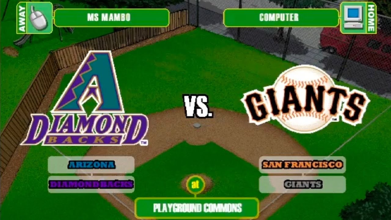 Backyard Baseball 03 Season 8 Game 3: vs The San Francisco Giants - YouTube