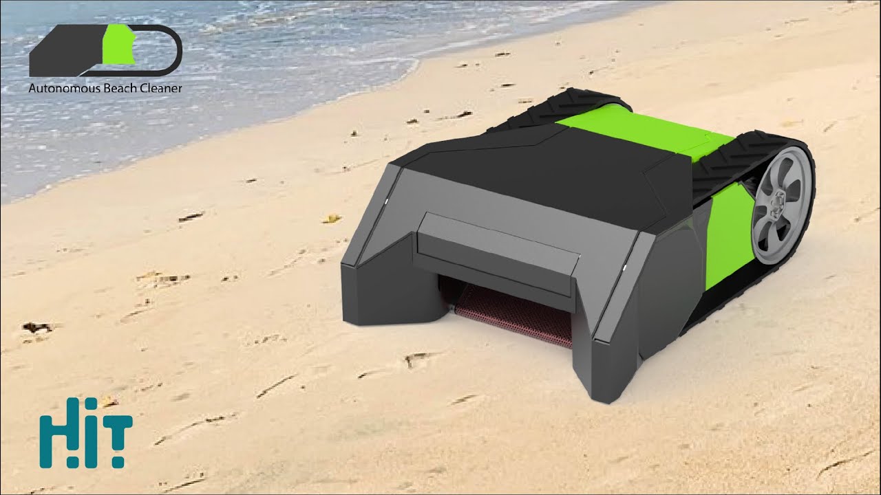 autonomous beach cleaner - Lior Garin - YouTube