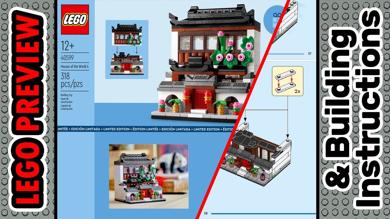 PREVIEW: 40599, LEGO Houses of the World 4 & Building Instructions ...