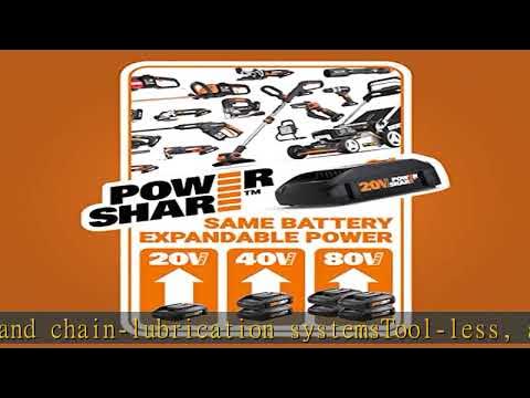 WORX WG349.9 20V Power Share 8" Pole Saw with Auto-Tension (Tool Only) - YouTube