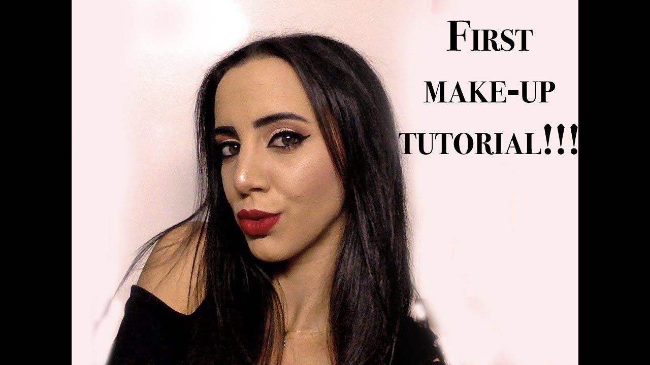 1st makeup tutorial - YouTube
