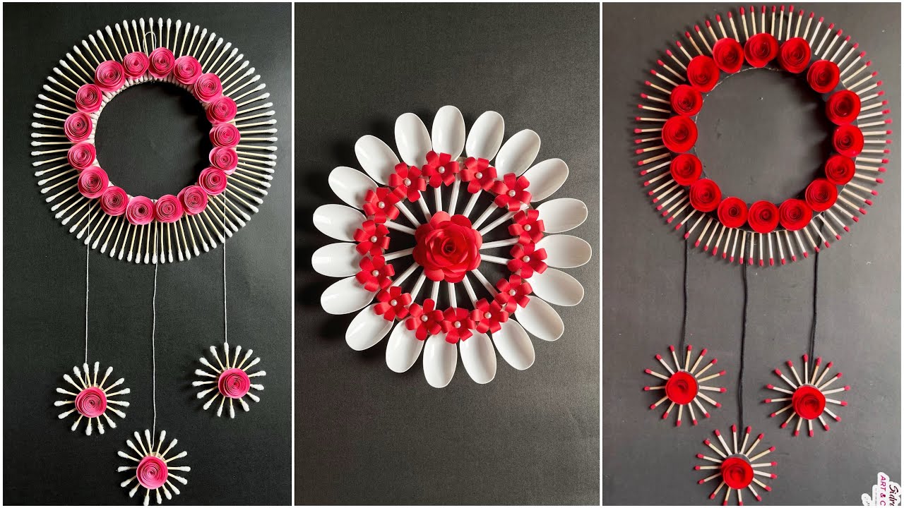 3 Beautiful and unique wall hanging | home decoration ideas | wall ...