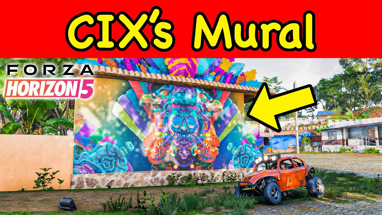 Forza Horizon 5 - CIX’s Mural location in San Sebastian - YouTube