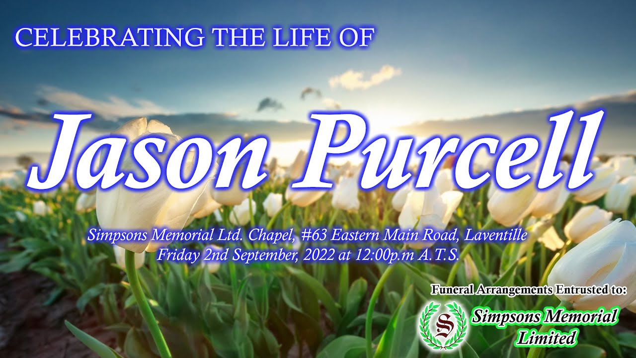 Funeral Service of Jason Purcell - YouTube