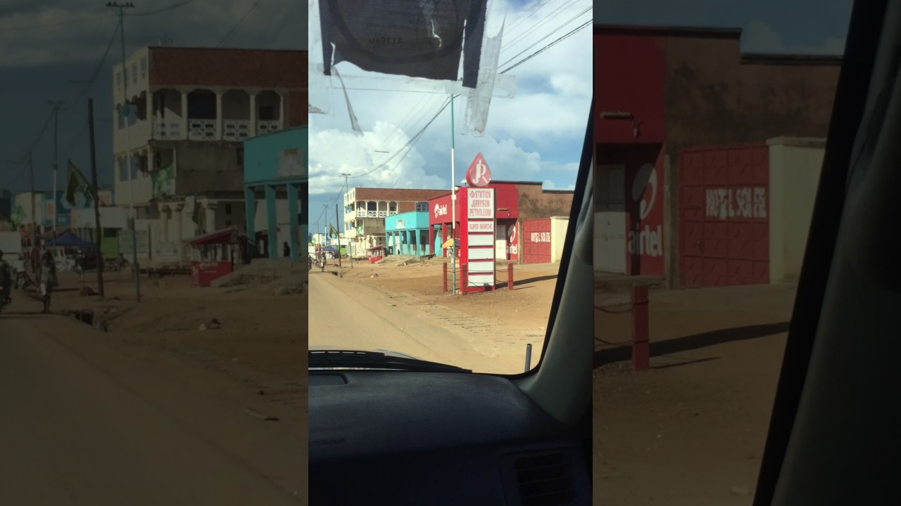 Beni, DR Congo Town centre to North - YouTube