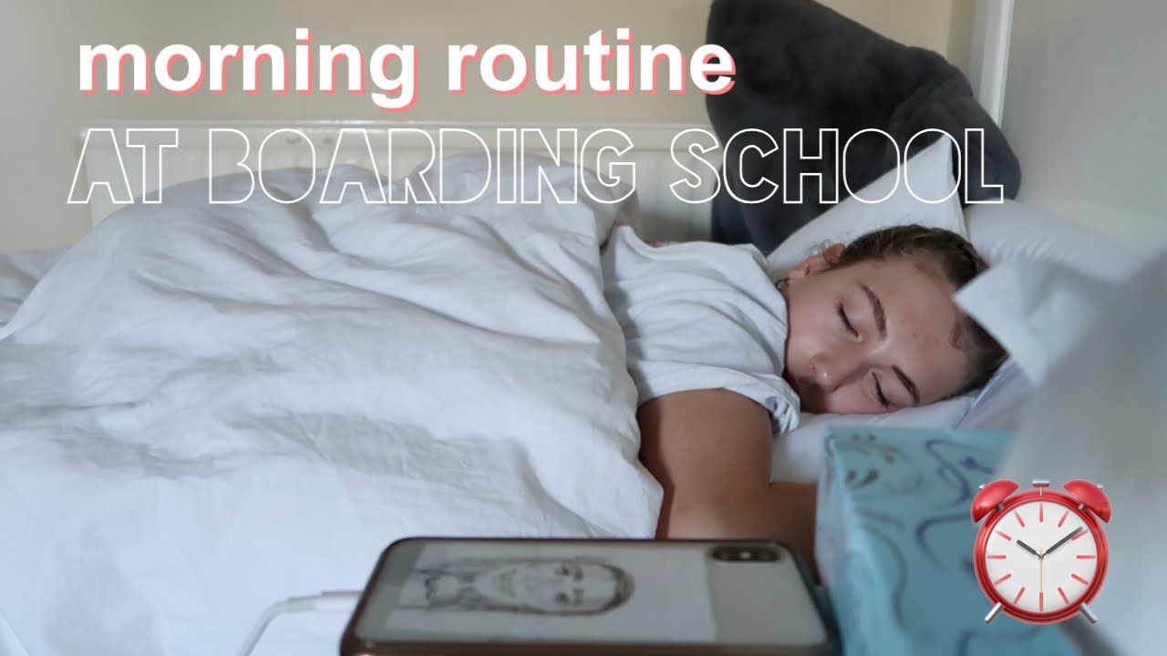 morning routine at boarding school - YouTube