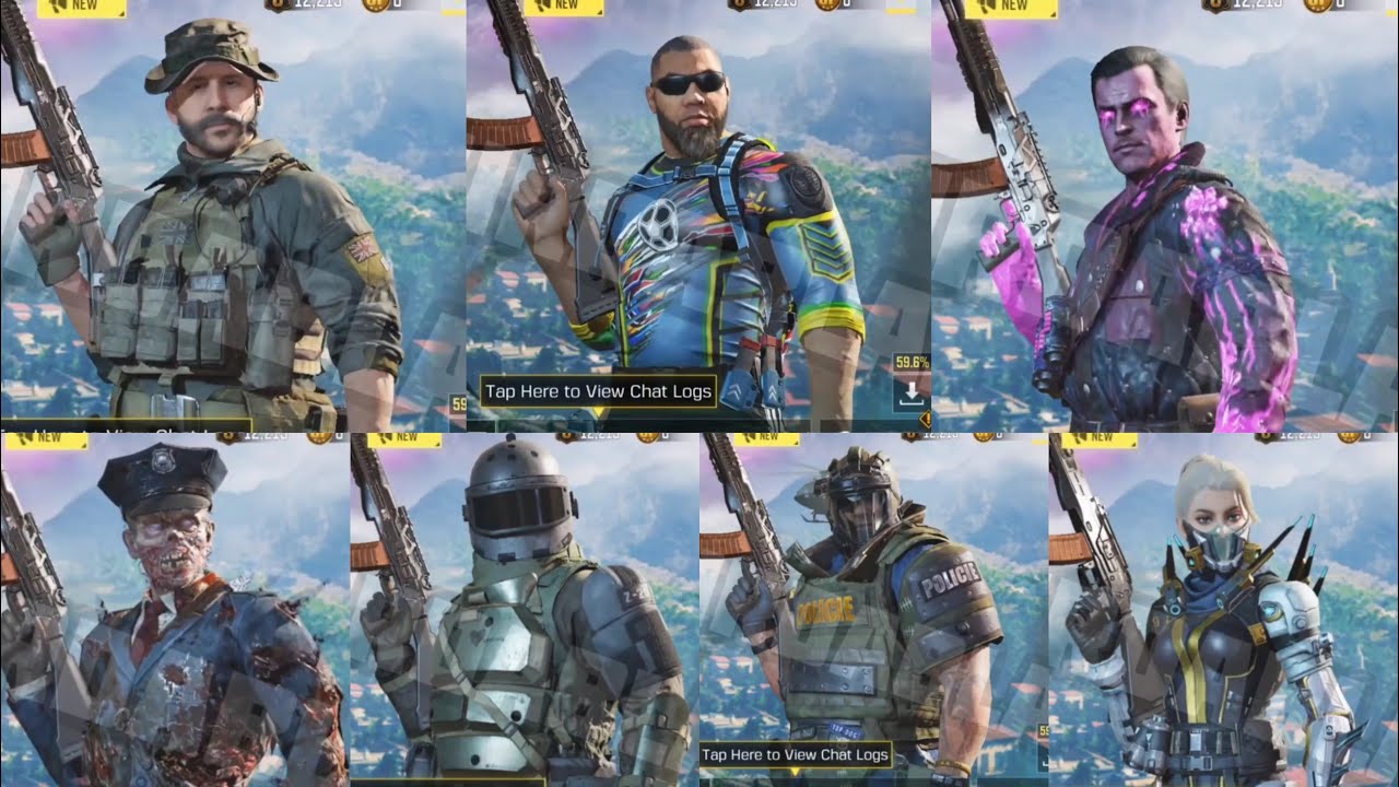 CALL OF DUTY MOBILE SEASON 6 ALL CHARACTER SKIN LEAKS | NEW FREE ZOMBIE ...