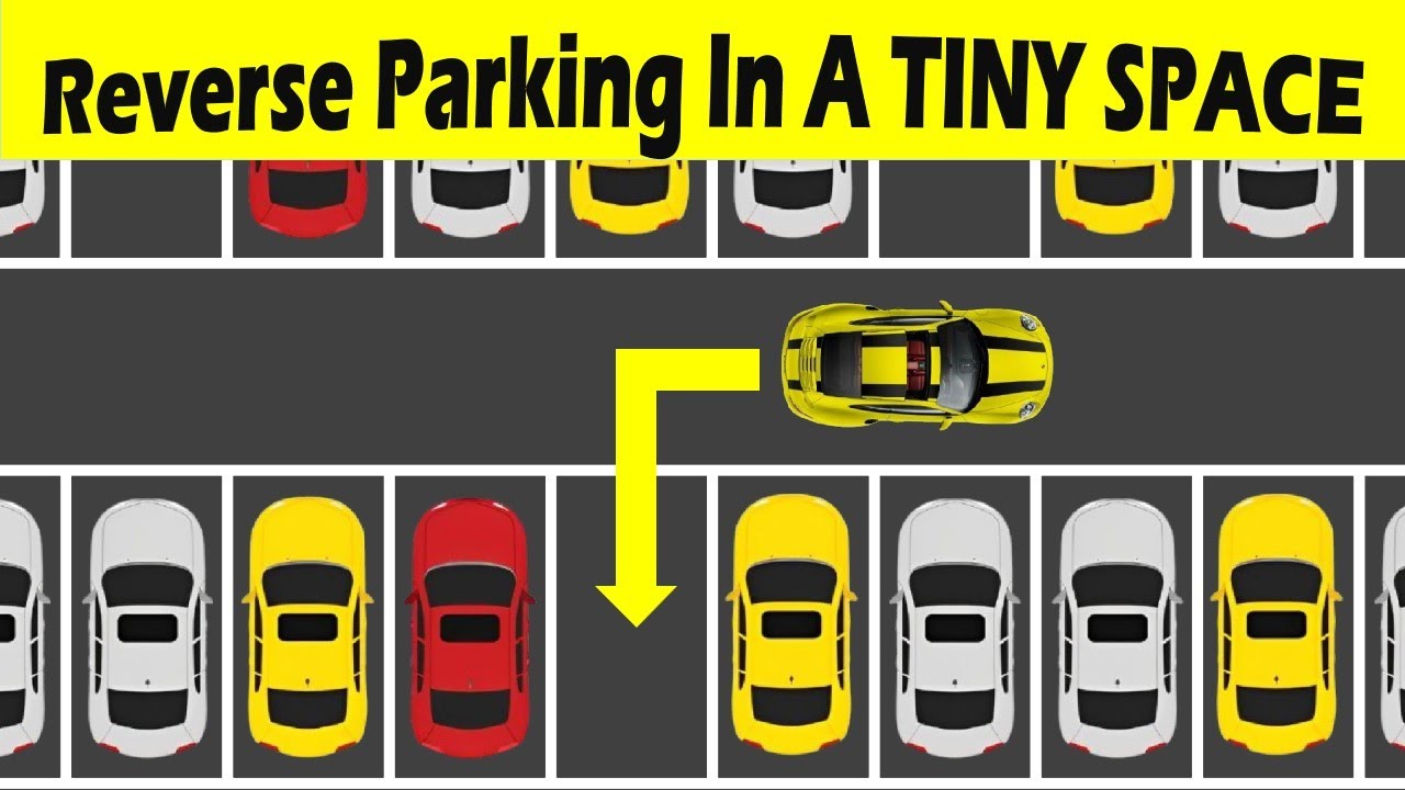 Reverse Park | Reverse Parking In A TINY SPACE | Reverse Park #parking ...