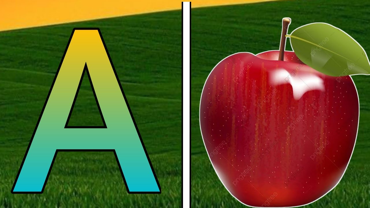 Phonics song with TWO Words - A for apple - ABC Alphabet song with ...