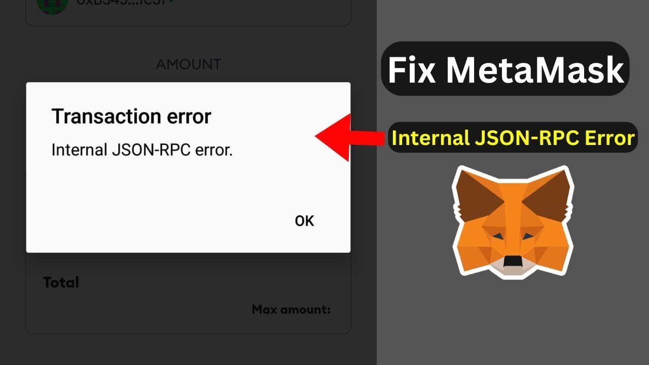 MetaMask "Internal JSON-RPC Error" FIXED ⚠️ | Quick & Easy Transaction ...
