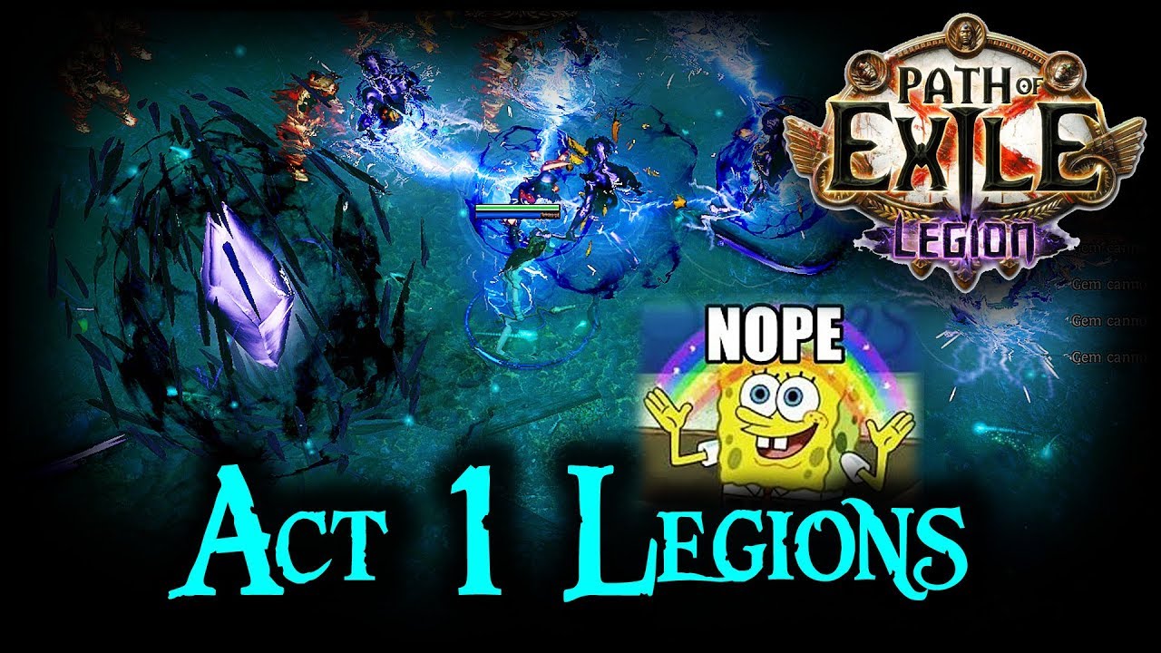 Path of Exile Low Level Legion Farming Isn't Worth It | Behind Eyes ...