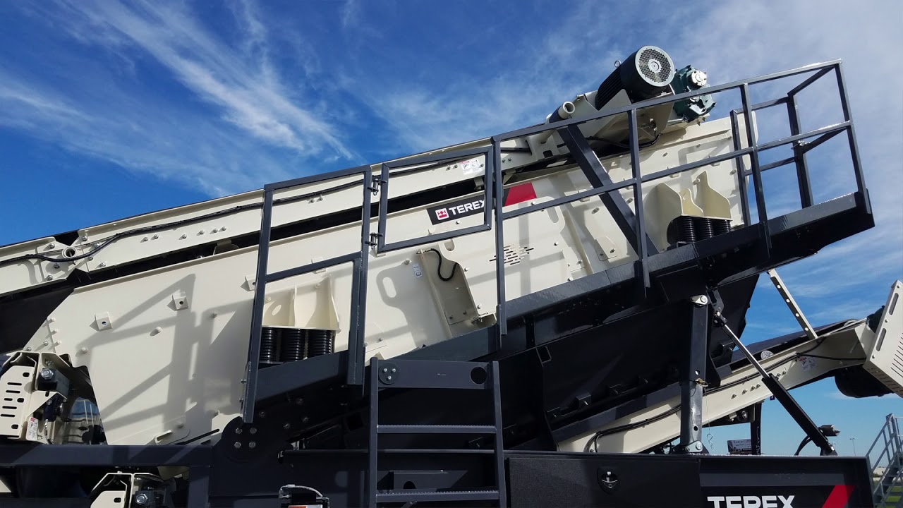 Terex MPS launches CRH1111R wheeled crushing plant - YouTube