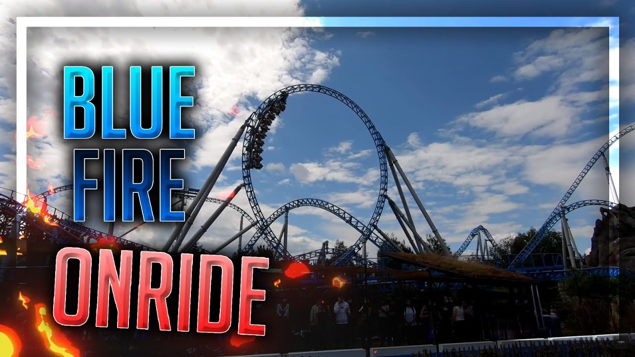 Blue Fire Megacoaster Onride Europa Park Rust | Front Row POV | Onride ...