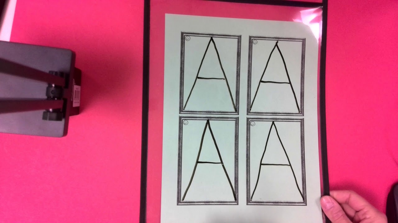 Capital Letter A Practice - YouTube