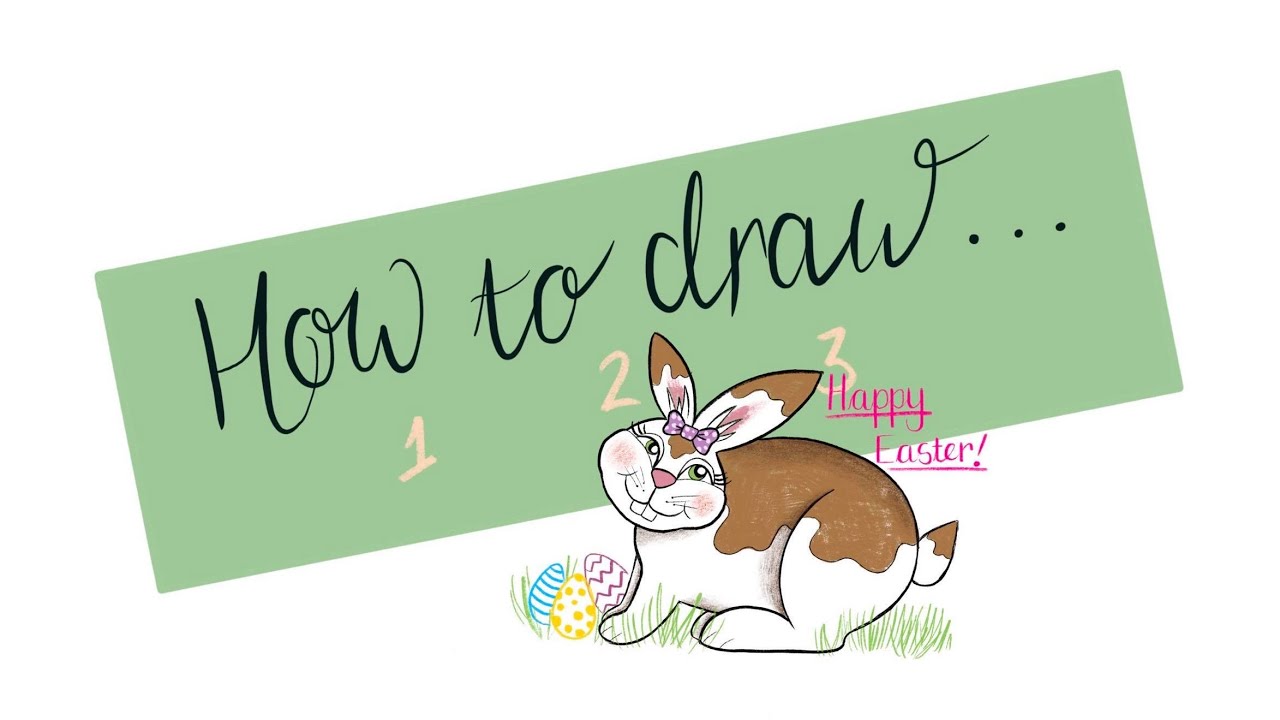 How To Draw: An Easter Bunny - YouTube