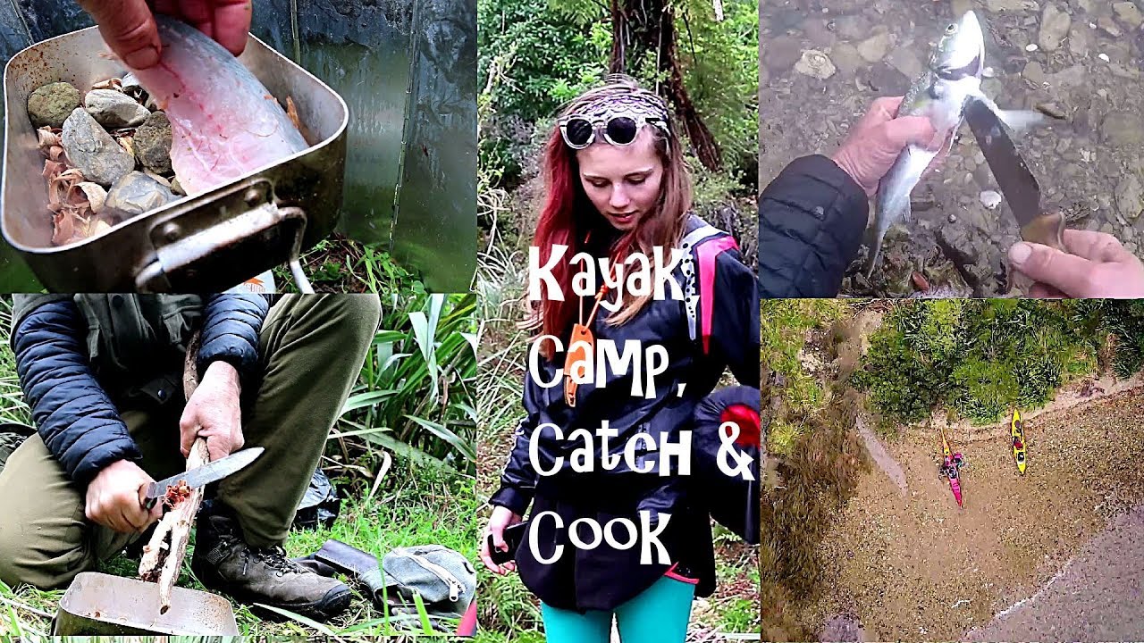 Kayak, Camp, Catch & Cook - YouTube
