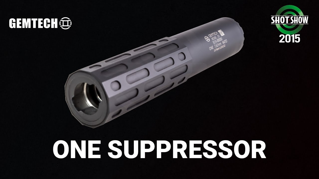 Gemtech One Suppressor - SHOT Show 2015 - YouTube