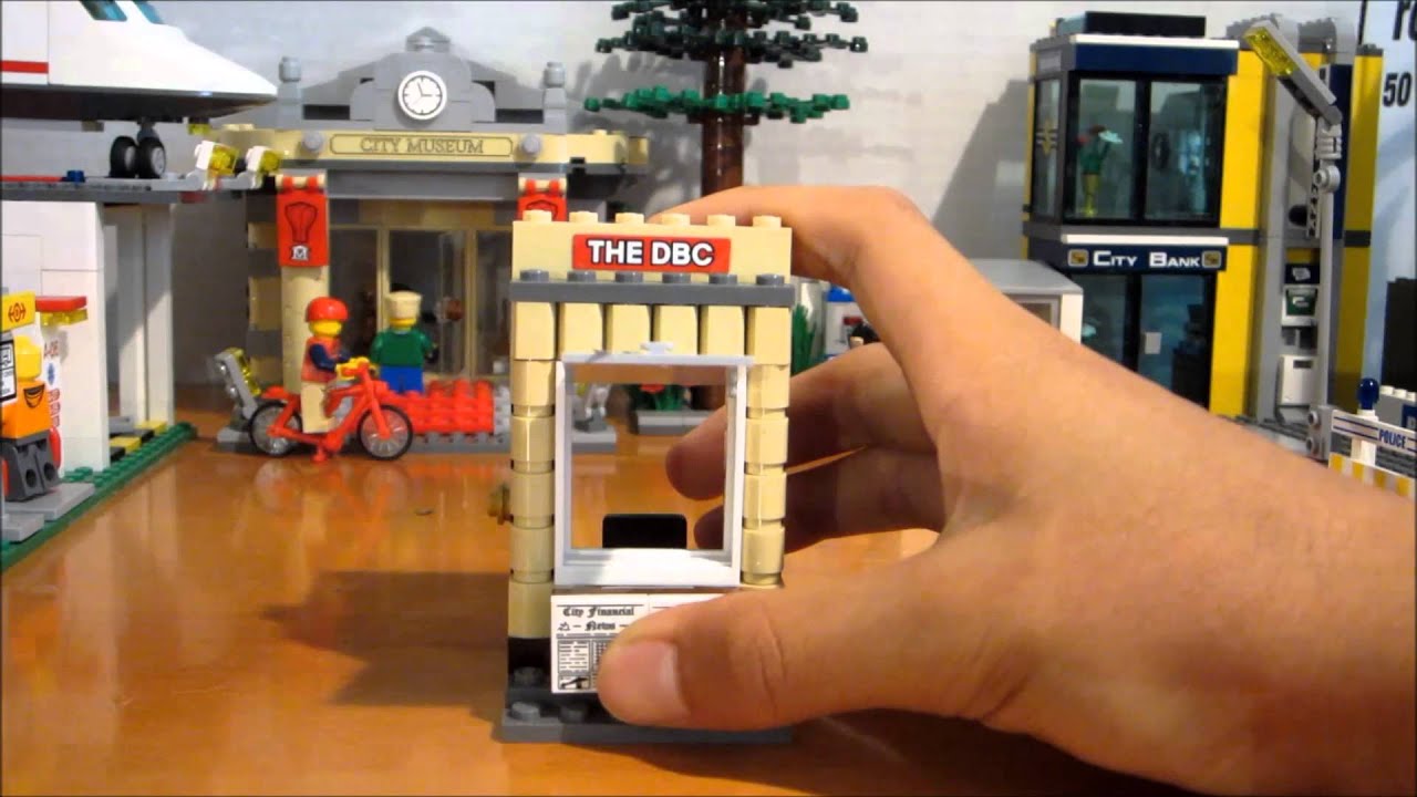 Lego City DBC Newspaper stand MOC - YouTube