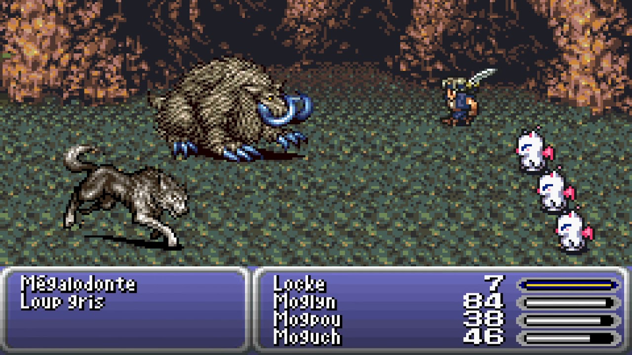 Final Fantasy VI GBA: Low Level - Boss 2: Guard Leader - YouTube