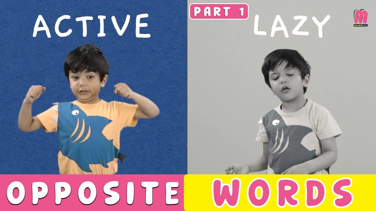 Opposite Words for Kids | Educational Video For MoMuMi Kids | Children ...