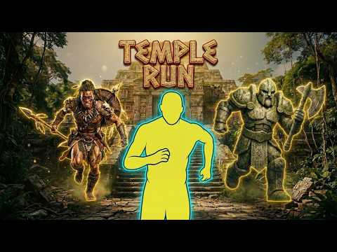 TEMPLE RUN | Tomb Raider | 4K HIGH QUALITY Immersive Interactive Warm Up | Viral Game Workout