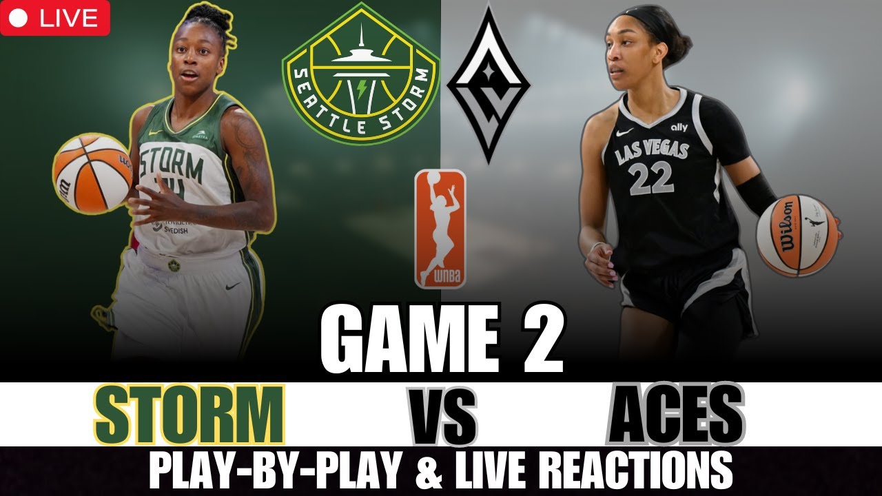 Seattle Storm vs Las Vegas Aces | WNBA Playoffs Live Stream Reactions ...