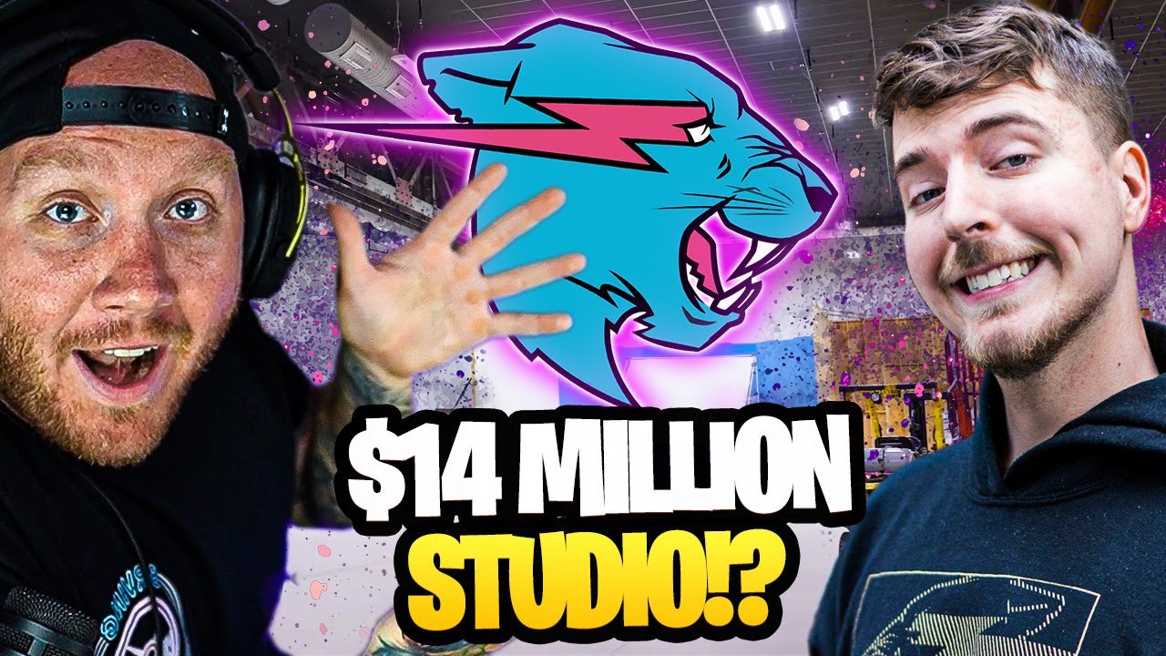 TIMTHETATMAN REACTS TO MRBEAST $14 MILLION DOLLAR STUDIO - YouTube