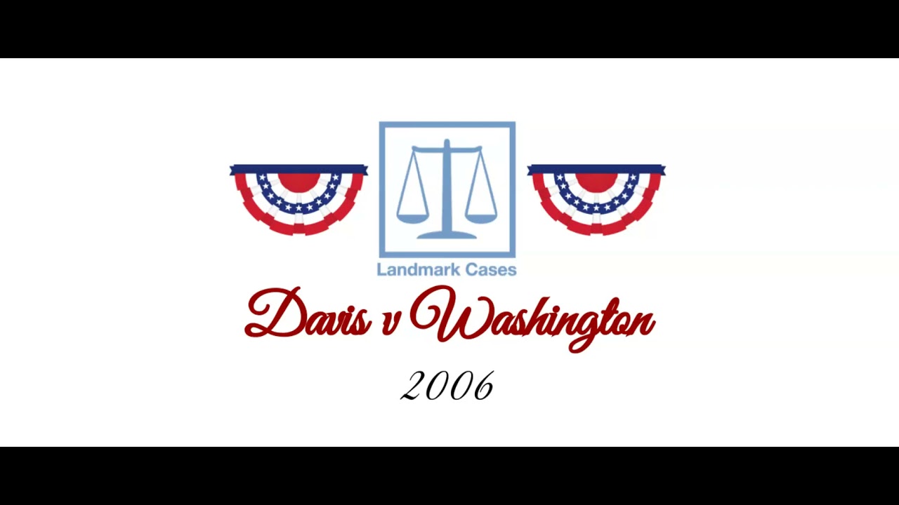 Davis v Washington (2006) - YouTube