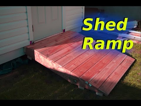 Shed Build: Ramp - YouTube