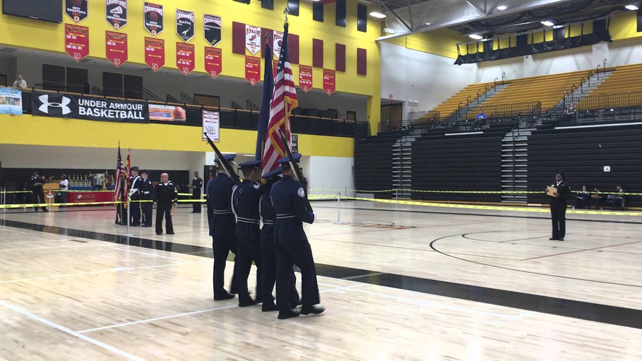 Armed Color Guard VA20012 AFJROTC (3rd Place) - YouTube
