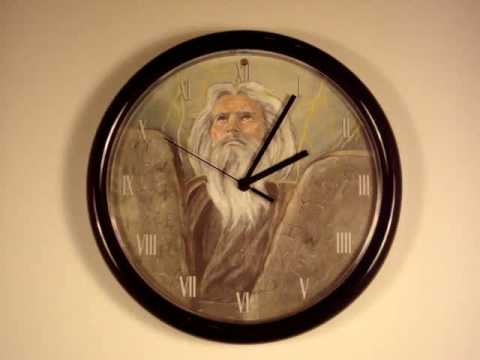 The Ten Commandments Talking Clock - YouTube