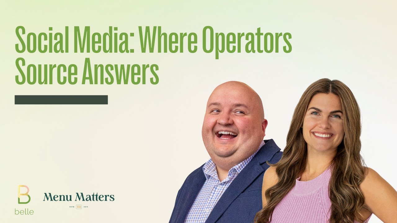 Social Media: Where Operators Source Answers - YouTube