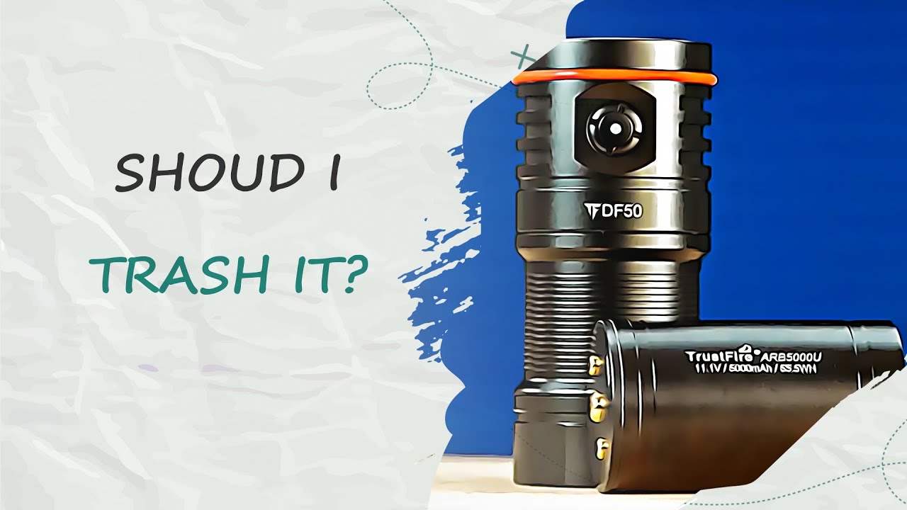 TrustFire DF50: The Best Budget Scuba Video Light EXCEPT... (1 year ...