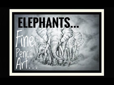 AMAZING ELEPHANT DRAWING! in HD! step by step. - YouTube