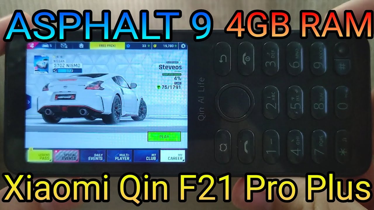 Qin F21 Pro Plus Asphalt 9 Unisoc T310 (4 Core) - YouTube