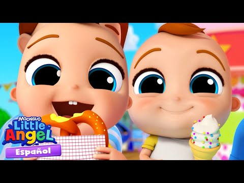 Bebé Juan ¿Qué sabor es este? 🍔🍦 Canciones Infantiles con Bebé Juan🎵| Little Angel Español