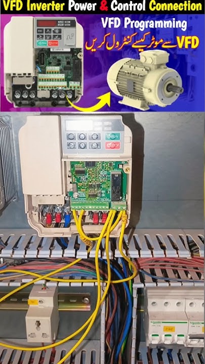 VFD Power & Control Connection and Programming #vfd #vfdmotorcontrol # ...