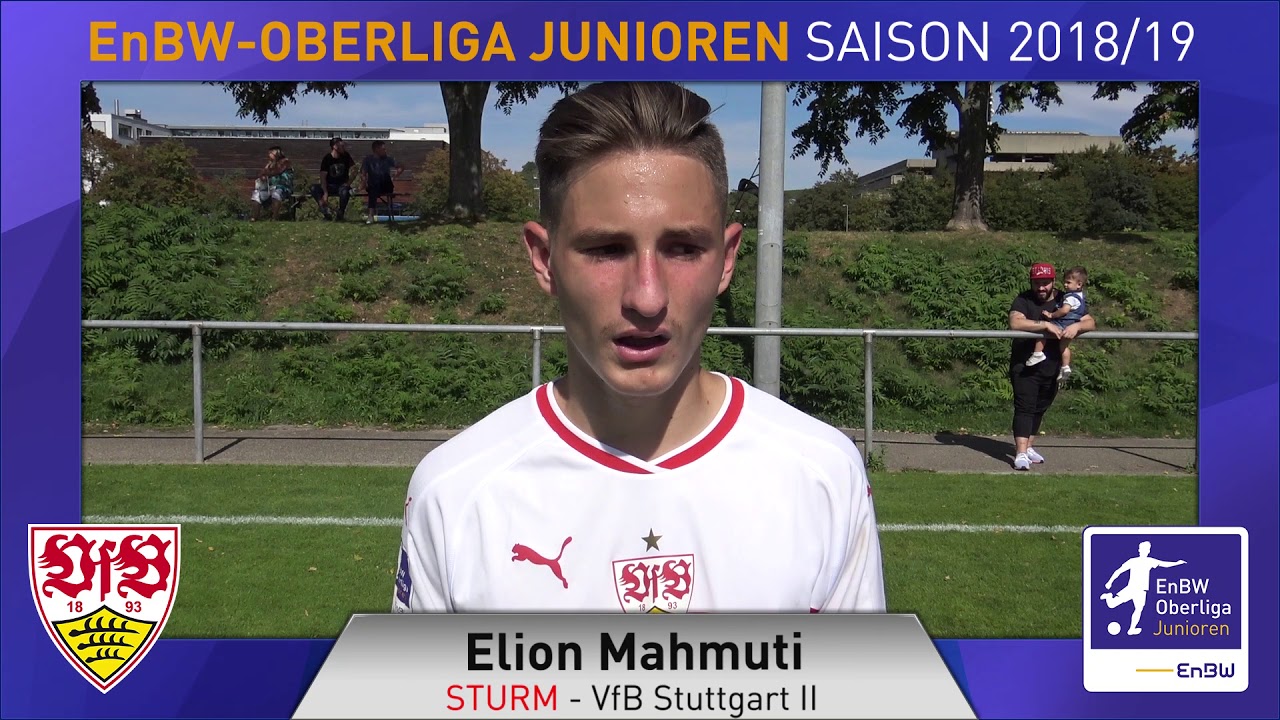 EnBW-Oberliga B-Junioren - VfB Stuttgart II - Elion Mahmuti - YouTube