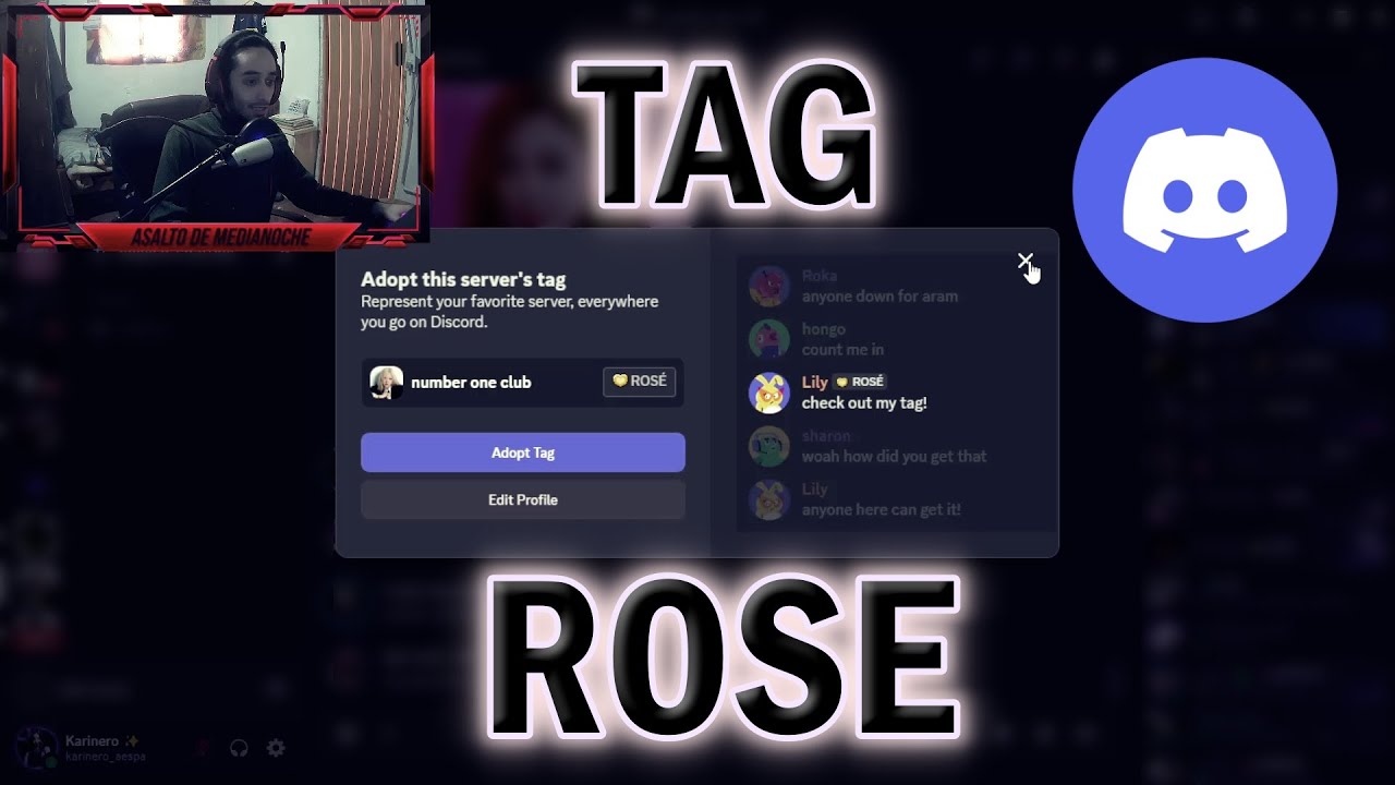 Obtene el TAG de ROSE en Discord | TomMY - YouTube