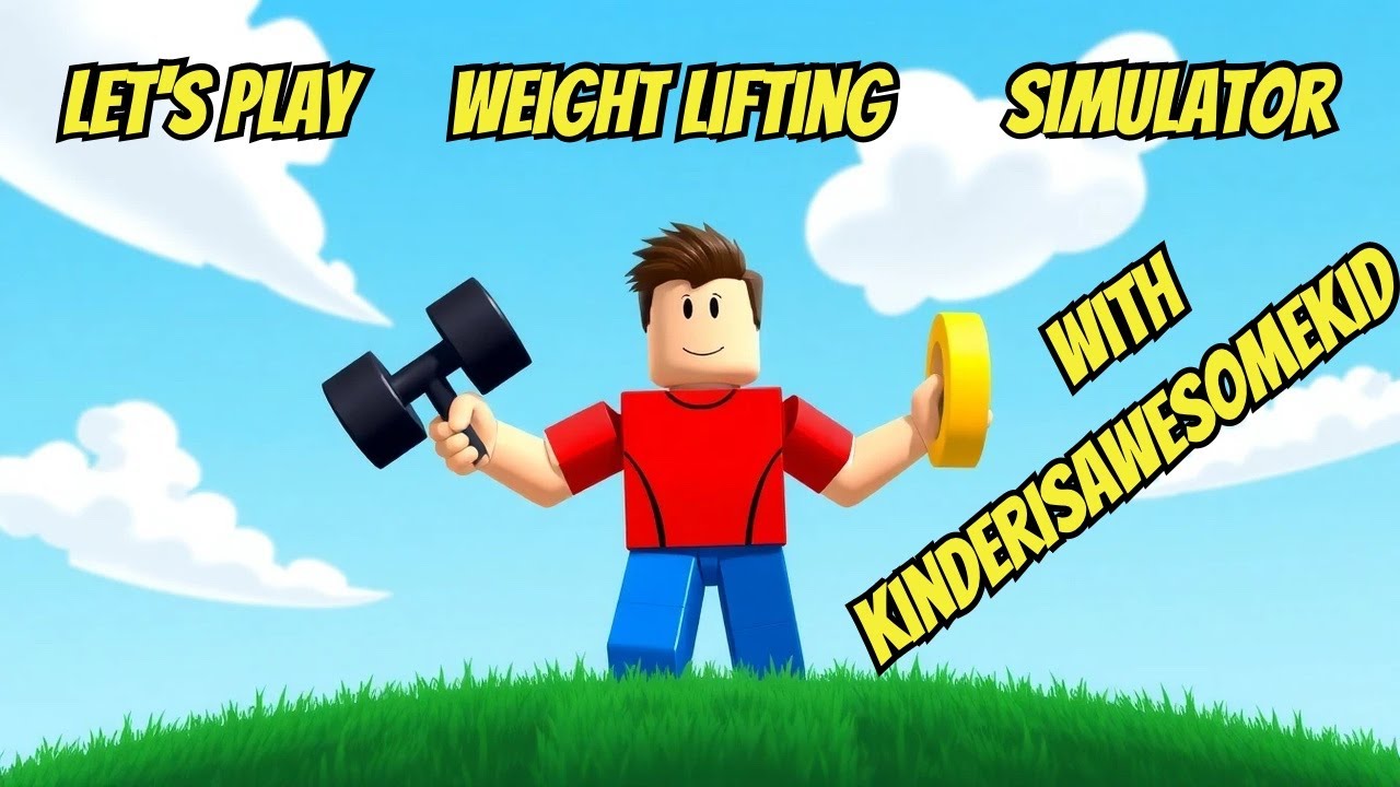 Let's Play Weight Lifting Simulator in Roblox! - YouTube