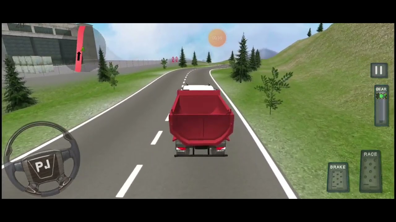 Big truck driving jobs simulator Android games - YouTube