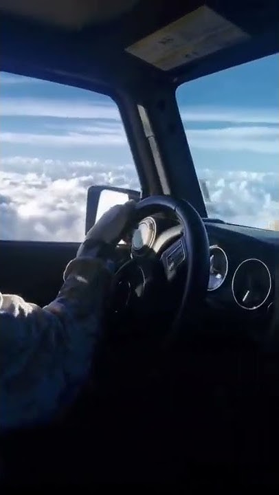 Driving above the clouds - YouTube