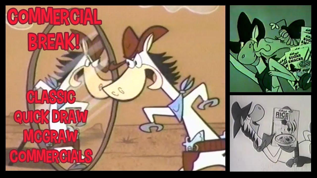 Commercial Break - Classic Quick Draw McGraw Commercials - YouTube